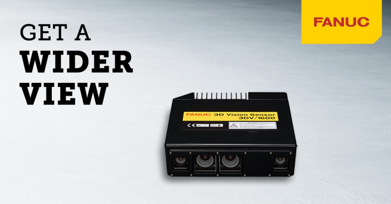 Fanuc 3D Vision Sensor 3DV/1600: Una visión más amplia