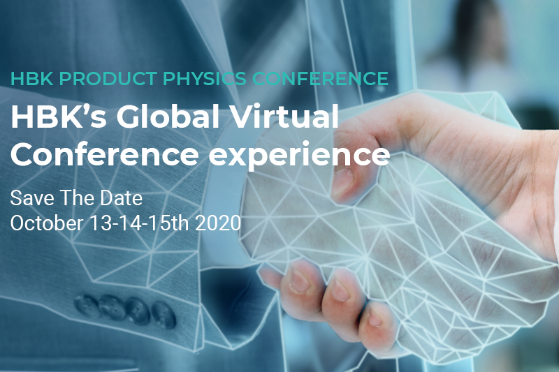 HBK desvela los detalles de su conferencia online sobre física de los productos