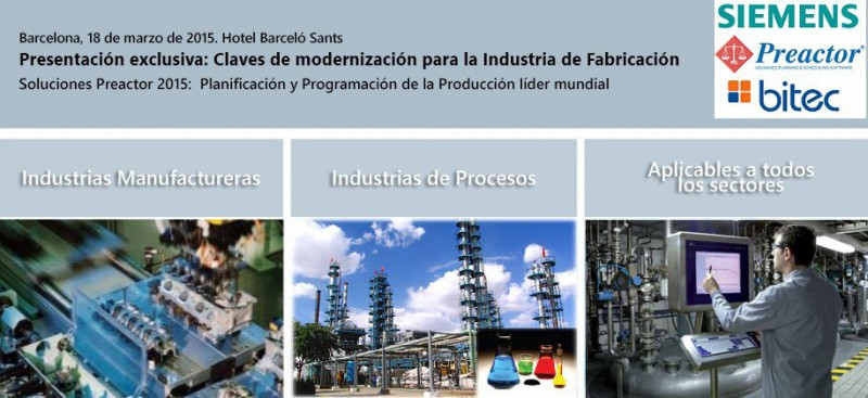 Bitec y Preactor-Siemens presentan su visión del manufacturing