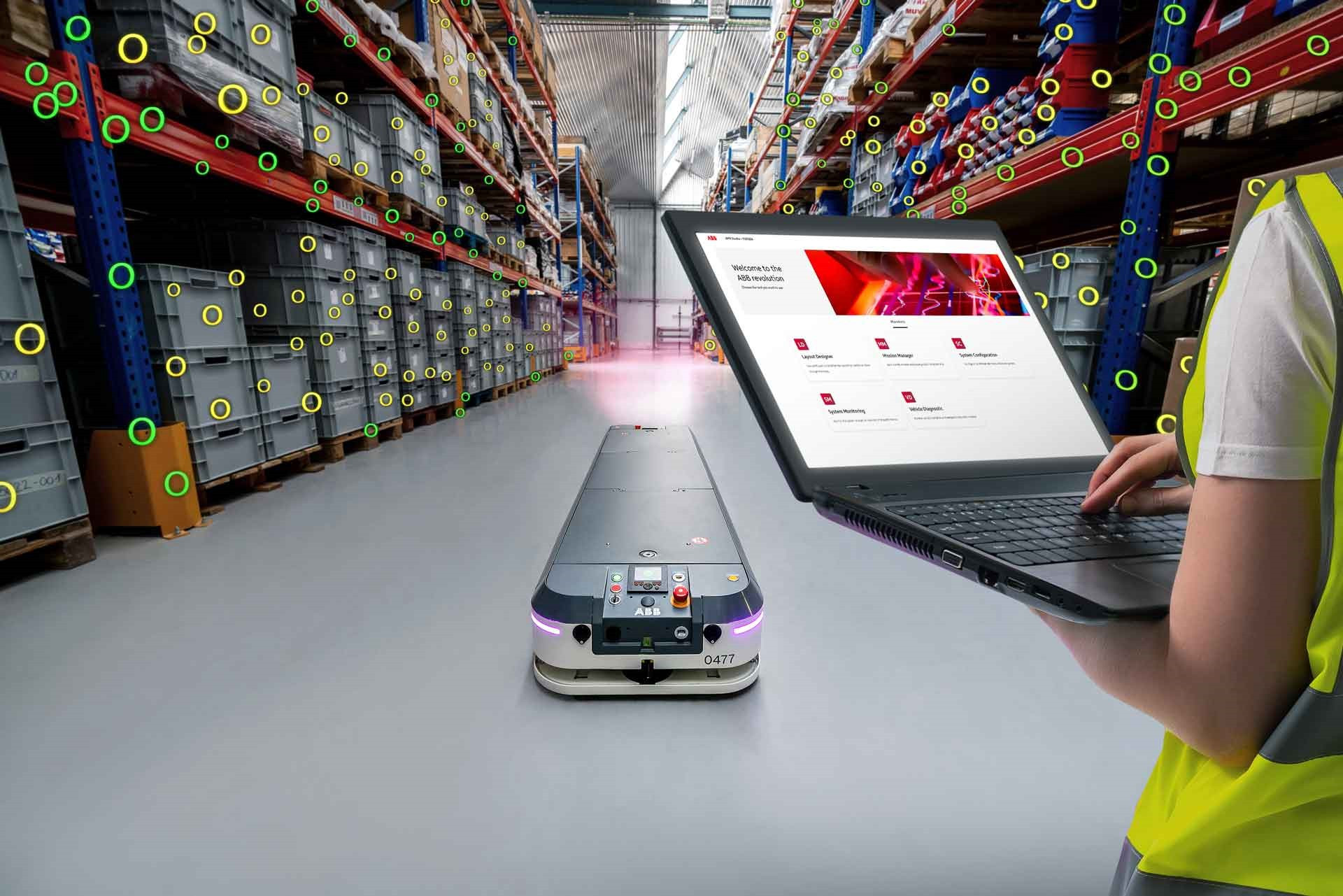 ABB lanza su robot móvil Flexley Tug T702 y su nuevo software AMR Studio