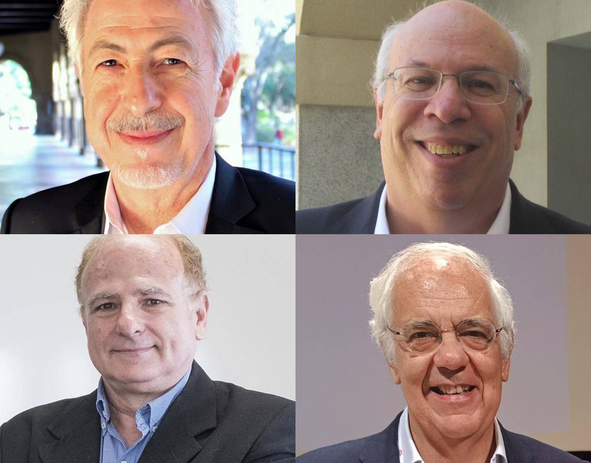 Aníbal Ollero, Carlos Balaguer, Oussama Khatib y Bruno Siciliano ...