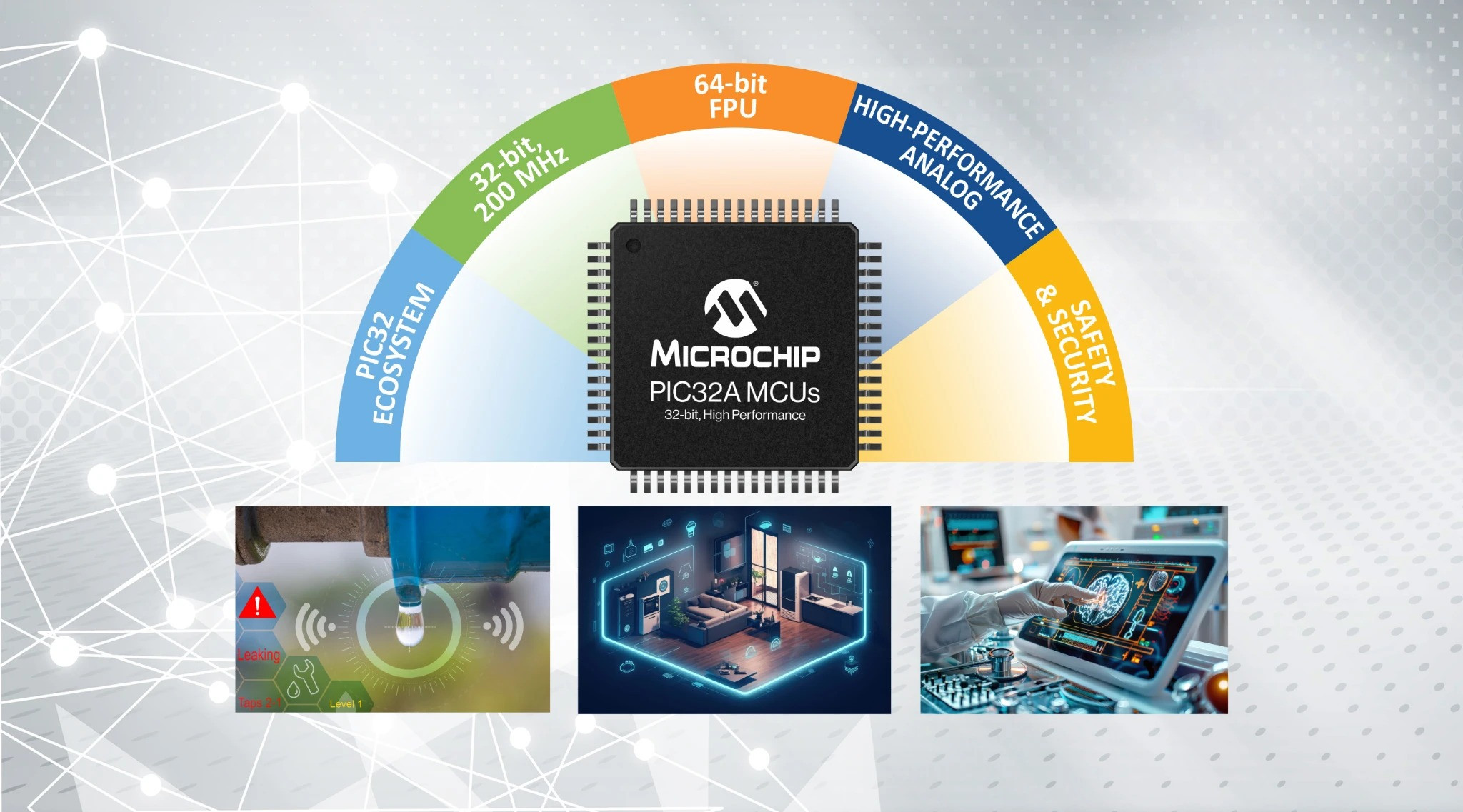 Microchip Technology lanza la nueva familia de microcontroladores PIC32A