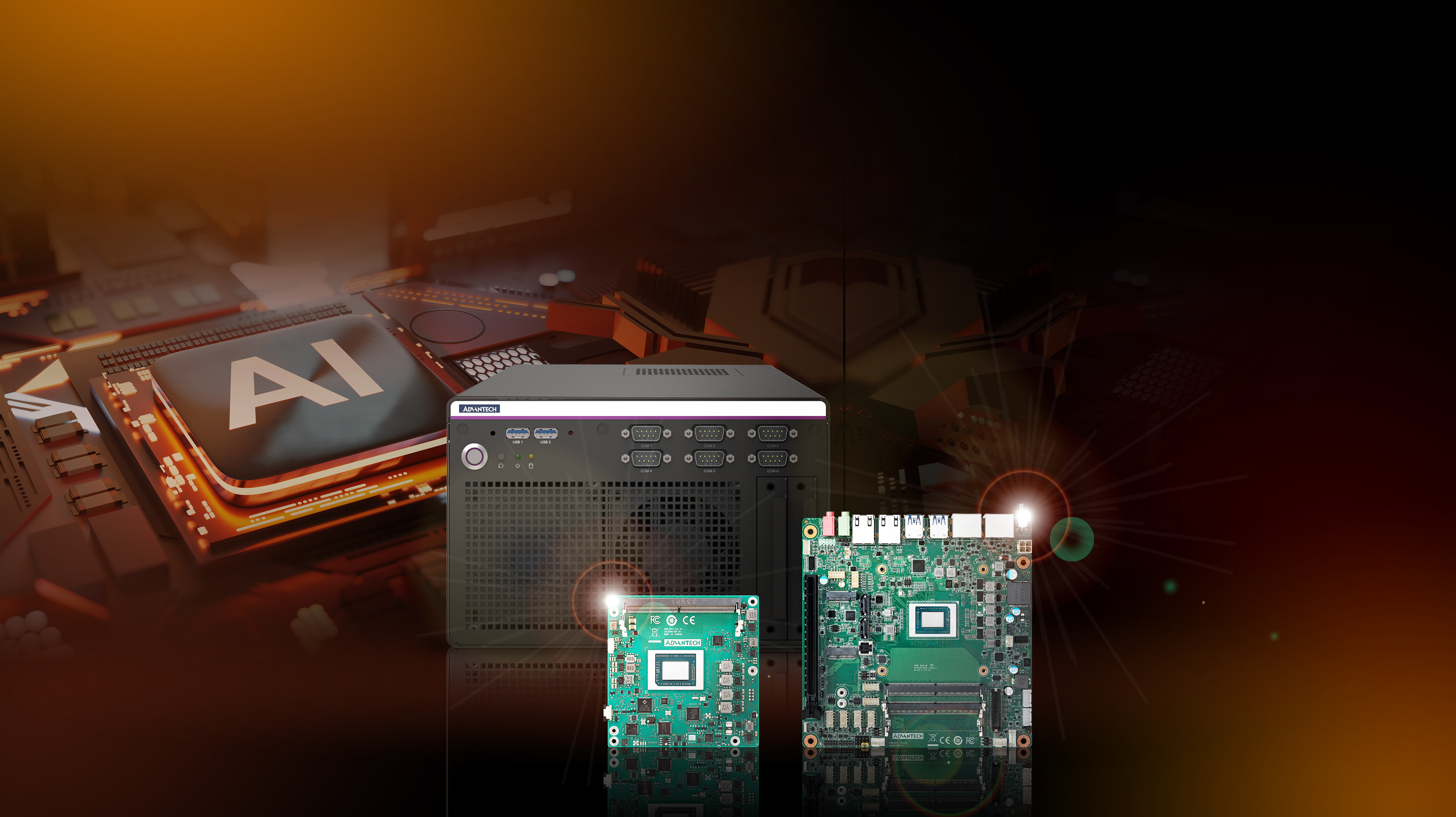 Nuevos procesadores AMD Ryzen Embedded Serie 8000 de Advantech