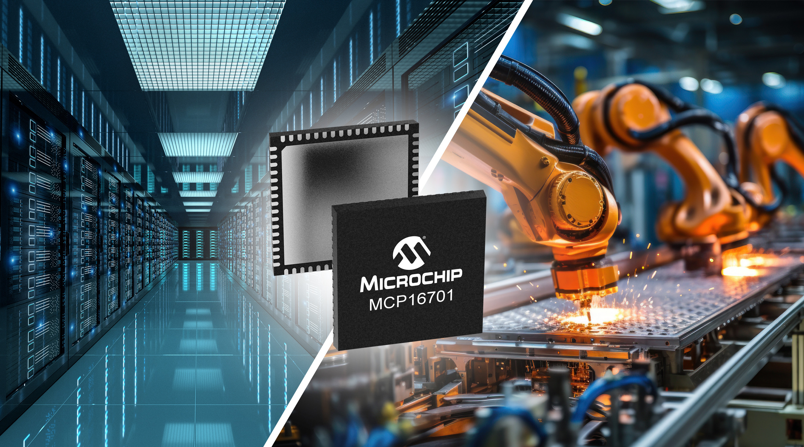 Microchip Technology lanza el nuevo dispositivo PMIC MCP16701